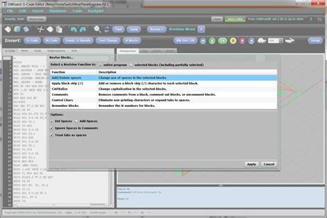 G Wizard Editor Revisions