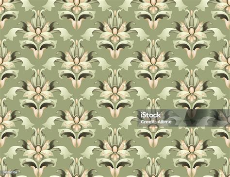 Seamlessly Repeating Wallpaper Pattern Stock Illustration Download