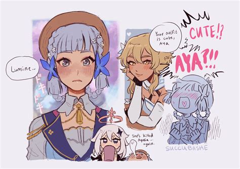 Dynasty Reader Image › Ashe Ayaka X Lumine Genshin Impact Indie