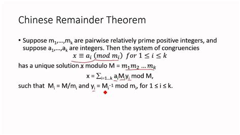 chinese remainder theorem solve