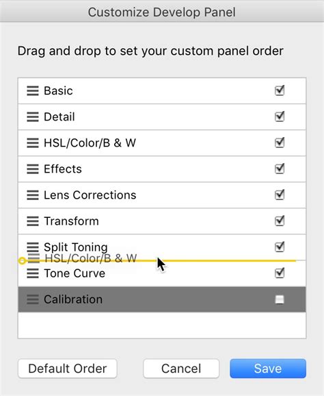 How To Organize Lightrooms Develop Panel Lightroom Killer Tips
