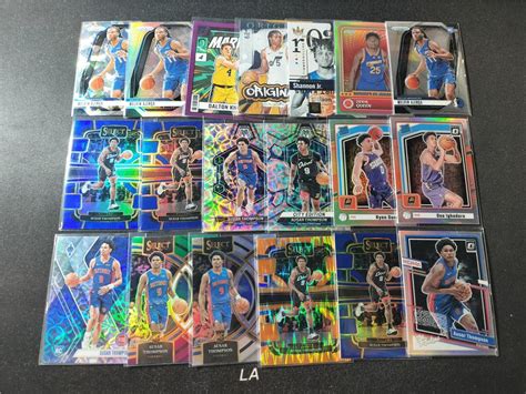 【la拍卖】23 24 Select 凤凰 新秀rc 奥萨尔 汤普森 奥索 伊戈达罗 瑞安 邓恩 梅尔文 阿金萨 德里克 奎因 小特伦斯 香农 克内克特 1级 2级 Base 橙瀑布折 银折