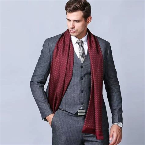 How To Rock A Silk Scarf With A Suit