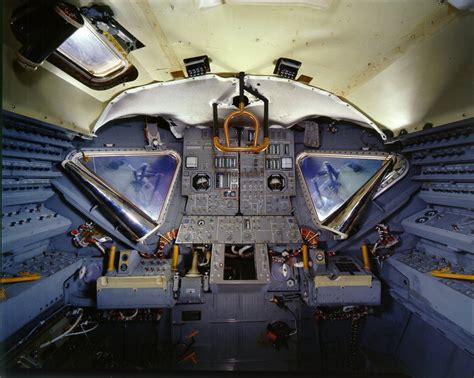 Cockpit Of The Apollo Lunar Module Cockpits