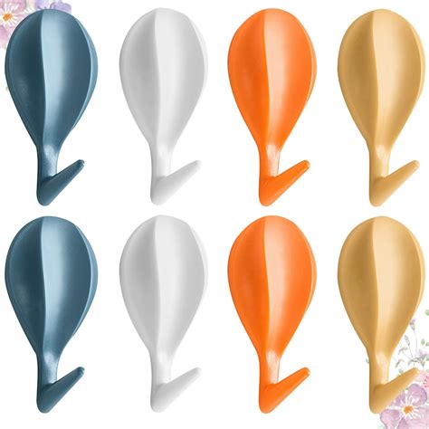 Moluckfu 8pcs Hot Air Balloon Coat Hook Assorted Color For Dressing