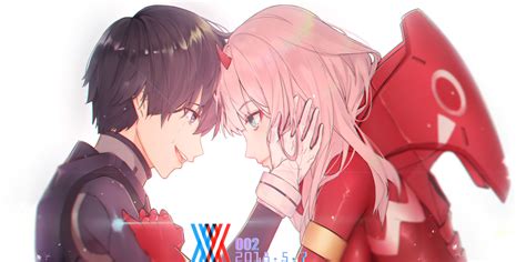 Zero Two And Hiro Anime