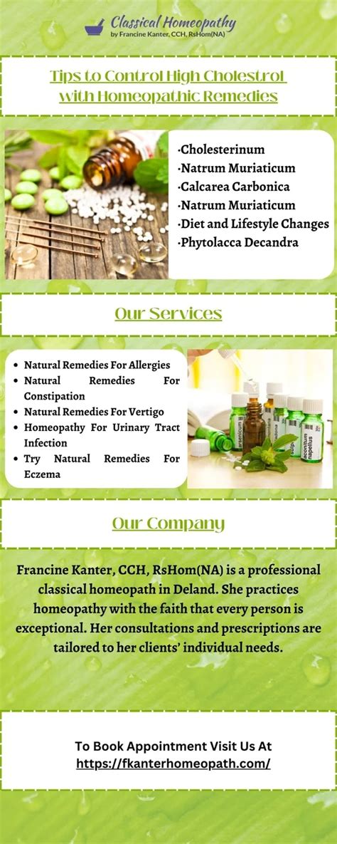 Ppt Tips To Control High Cholestrol With Homeopathic Remedies