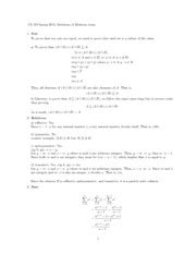 Midterm Sol CS Spring Solutions Of Midterm Exam Sets To Prove That Two Sets Are