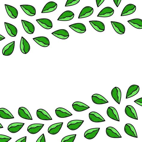 Premium Vector Leaf Floral Abstract Pattern Background For