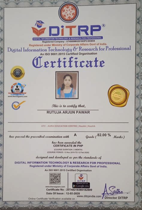 Rutuja Pawar On Linkedin Im Excited To Share That Ive Successfully