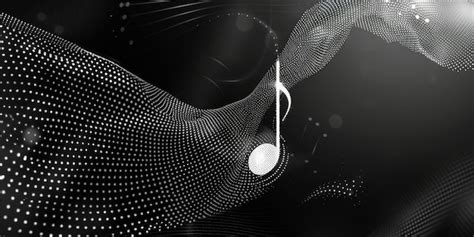 Dynamic Treble Clef In Vibrating Sound Waves Premium Ai Generated Image