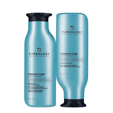 Pureology Strength Cure Shampoo And Conditioner 266ml Bundle Oz Hair