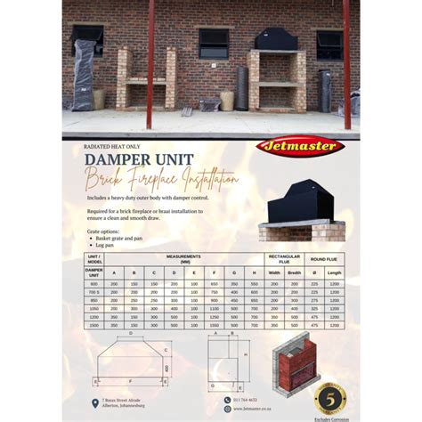 Damper Units Jetmaster