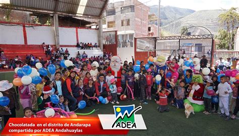 Chocolatada Navideña 2024 Actividades Adea Andahuaylas