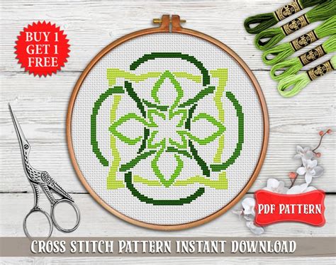 Celtic Cross Stitch Pattern Pdf Celtic Knot Cross Stitch Modern Celtic