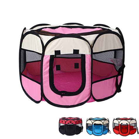 【楽天市場】ペットサークル 犬 猫 ウサギ ペットケージ メッシュサークル 折りたたみ ペットハウス おしゃれ 八角形 通気性 室内 屋外 自宅 ペットサークルカバー 遊び場 出産用 S M