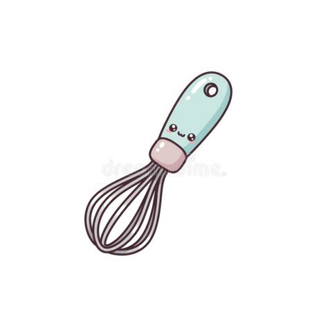 Cute Pastel Whisk Illustration Stock Illustration Illustration Of