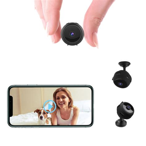 Mini Spy Camera Wifi Hidden Camera 2024 Upgraded 4k Smallest Home Security Wireless Nanny Cam