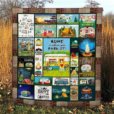 Camping Quilt Pod000032 And Home Decor One Buddy Store