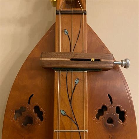 Appalachian Mountain Lap Dulcimer Capo Black Walnut And Curly Maple