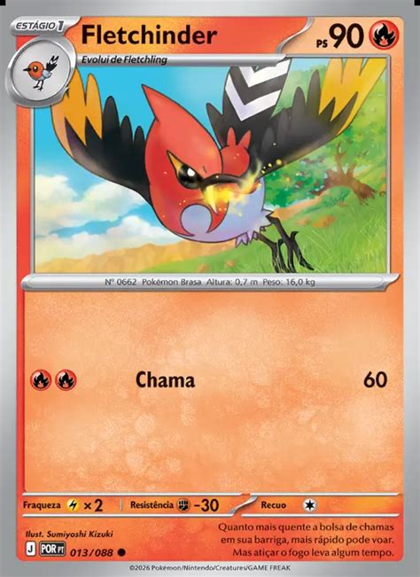 Fletchinder Equilibrio Perfeito Cartasdepokémon Br
