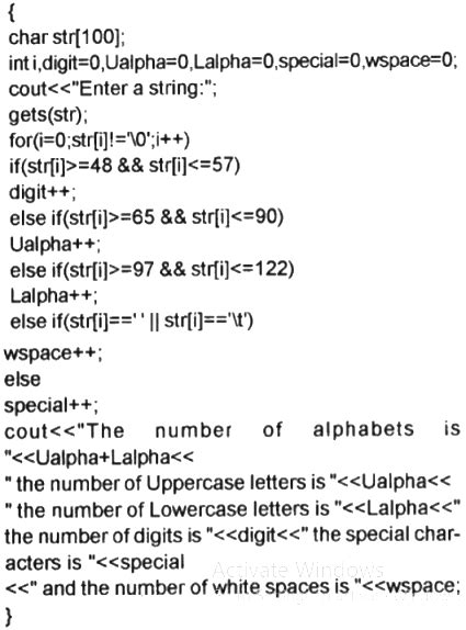 Write A Program To Input A String And Find The Number Of Uppercase Letters Lowercase Letters