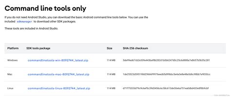 mac使用sdkmanager从官网下载新版android sdk android sdk manager下载 csdn博客