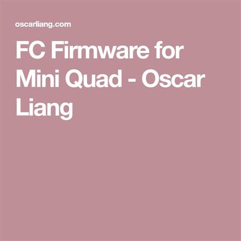 Flight Controller Firmware For FPV Drone Choosing Between Betaflight INav Ardupilot Oscar Liang