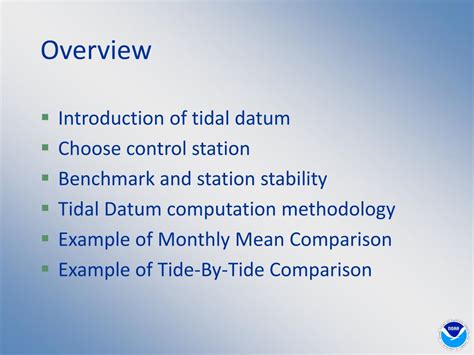 Ppt Tidal Datum Computation Powerpoint Presentation Free Download