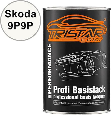 Car Paint Skoda 9P9P Sugar White/Candy White From 1997 – 1 Litre Ready ...