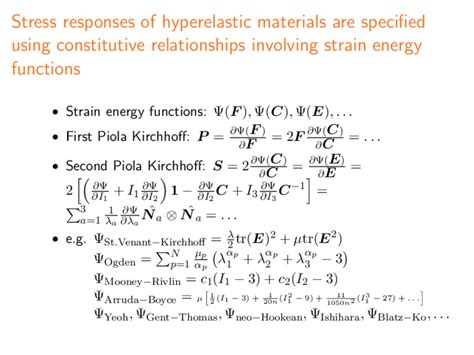 An Automated Computational Framework For Hyperelasticity Speaker Deck