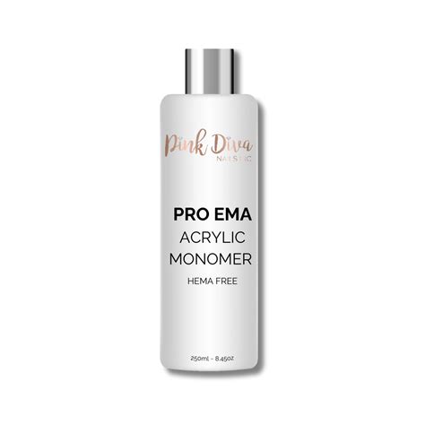 Pro Ema Acrylic Monomer 250ml Pink Diva