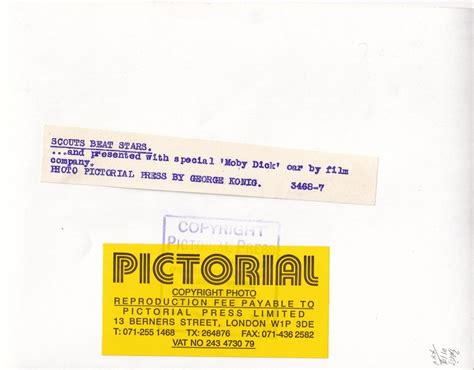 Moby Dick Four Original Photographs From The 1956 Film Von John