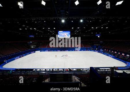 A General View Of The Milano Ice Skating Arena Ahead Of The Milano