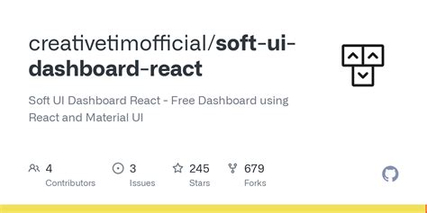 github creativetimofficial soft ui dashboard react soft ui dashboard