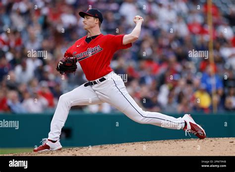 Cleveland Oh April 11 Cleveland Guardians Relief Pitcher Tim Herrin
