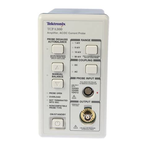 TEKTRONIX TCPA USER MANUAL Pdf Download ManualsLib