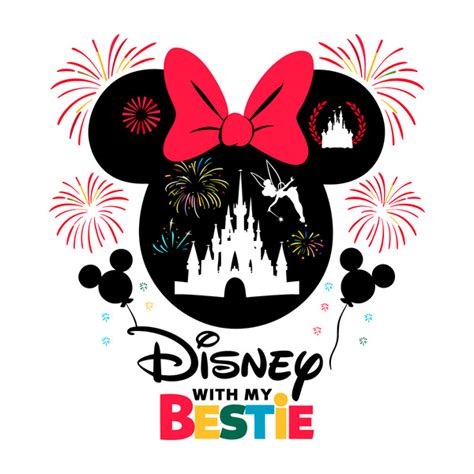 Retro Disney With My Bestie Minnie Trip Svg Inspire Uplift