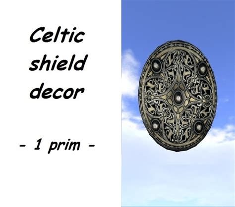 Second Life Marketplace Celtic Shield Decor