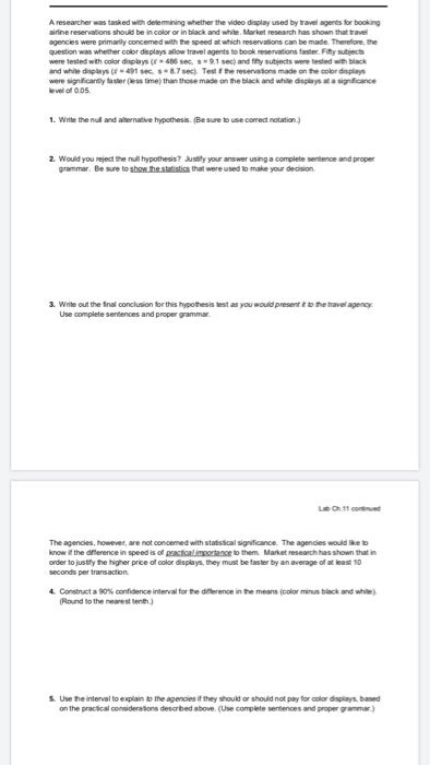 Solved Math 1342 Name Elementary Statistical Methods Lab