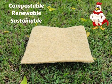 Hemp Fiber Laying Hen Nest Pads Poultry Nesting Box Liners My