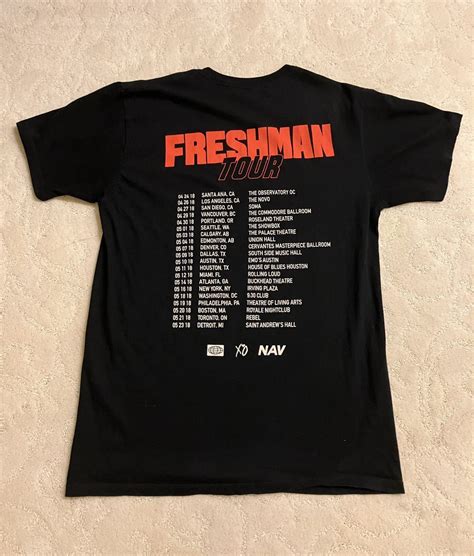 Nav × Rap Tees × Xo Nav Freshman Tour Merch T Shirt Grailed