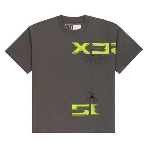 Buy Sp5der 5ex Hw Tee Slate Grey T01fw24gry Goat