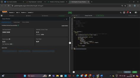 Gaurav Dhakad On Linkedin 100daysofcode Leetcode Geeksforgeeks Codingchallenge Dsa