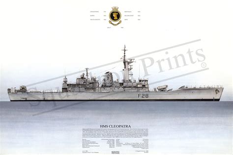 Leander Class Frigate Print Squadron Prints