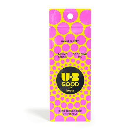 Pink Lemonade Boost Disposable Ub Good