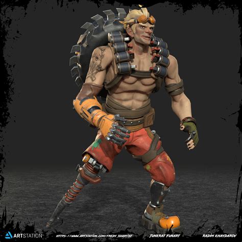Artstation Junkrat From Overwatch