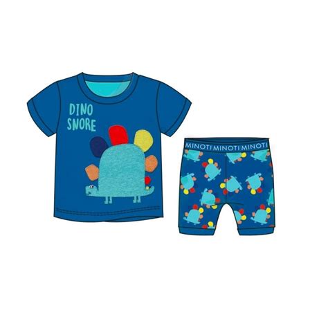 Detské Chlapčenské Pyžamo Dinosaurus Krátke Mambolino