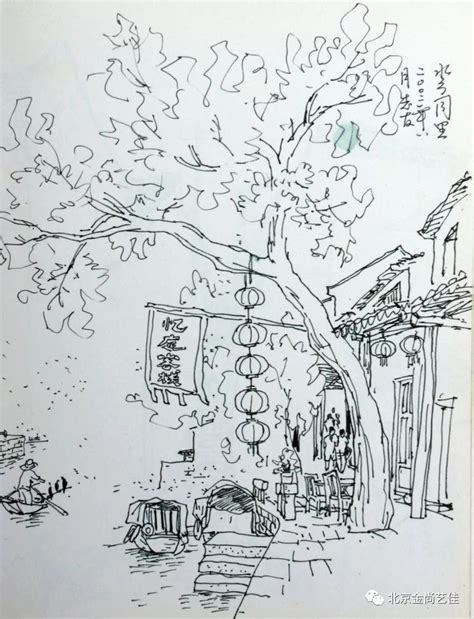 【金尚艺讯】祝贺曾志友民居速写作品出版发行（作品三）客家