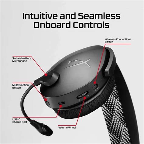 Hyperx Cloud Jet Dual Wireless And Bluetooth Gaming Headset Signature